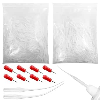Micro Glue Tips, 400 Pcs Precision Glue Applicators, Glues Extender ...