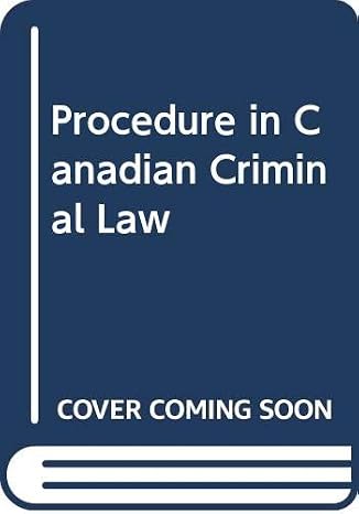 Amazon | Procedure in Canadian Criminal Law | Quigley, Tim | Criminal Law