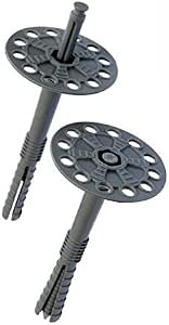 Universal Thermal Insulation Fastener ONE with palstic pin 100mm, 100 ...