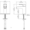 Miseno MNO5882L Cascade Single Hole Bathroom Faucet - Includes Push-Pop ...