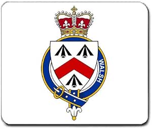 Amazon.com: Walsh Ireland Family Crest Coat of Arms Mouse Pad : Office ...