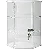 Amazon.com: Jule-Art Hexagonal Acrylic Display Case - Locking (HX12-12 ...