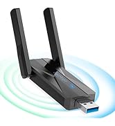 Amazon.com: USB WiFi Adapter for Desktop PC, ElecMoga AC 1300Mbps Dual ...