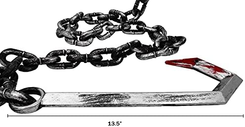 Amazon.com: Plastic Fake Butcher Hook Meat Hooks With Chain Weapons ...