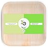 Zoe Goods 25 Disposable Palm Leaf Plates 10" (25cm) Large Square Eco ...