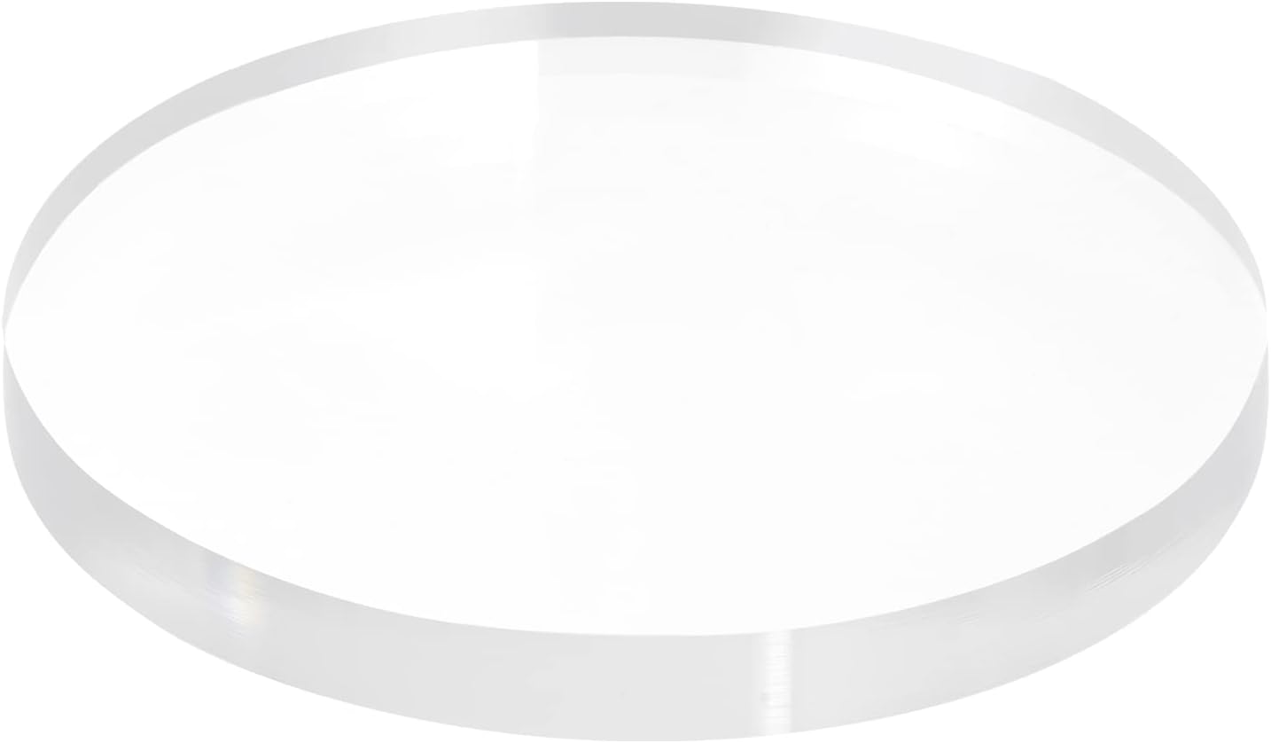 Amazon.com: MECCANIXITY Clear Acrylic Solid Cylinder Round Display ...