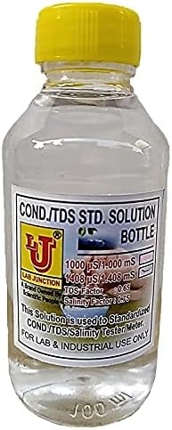 Lab Junction Conductivity STD. Solution 1.408 mS for Conductivity Meter ...