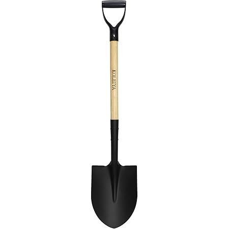 Amazon.com : MUJO Gardening Digging Shovel with Cushioned D Handle ...