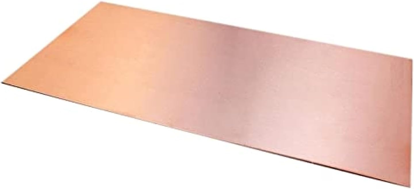 ART IFACT 2 Pieces of 35 Gauge Copper Sheet 6 inch X 6 inch (0.213mm ...