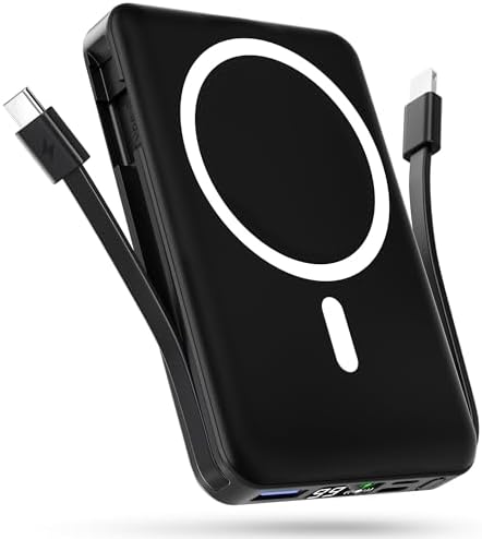 Amazon.com: podoru for Magsafe Battery Pack, 5000mAh Magnetic Power ...