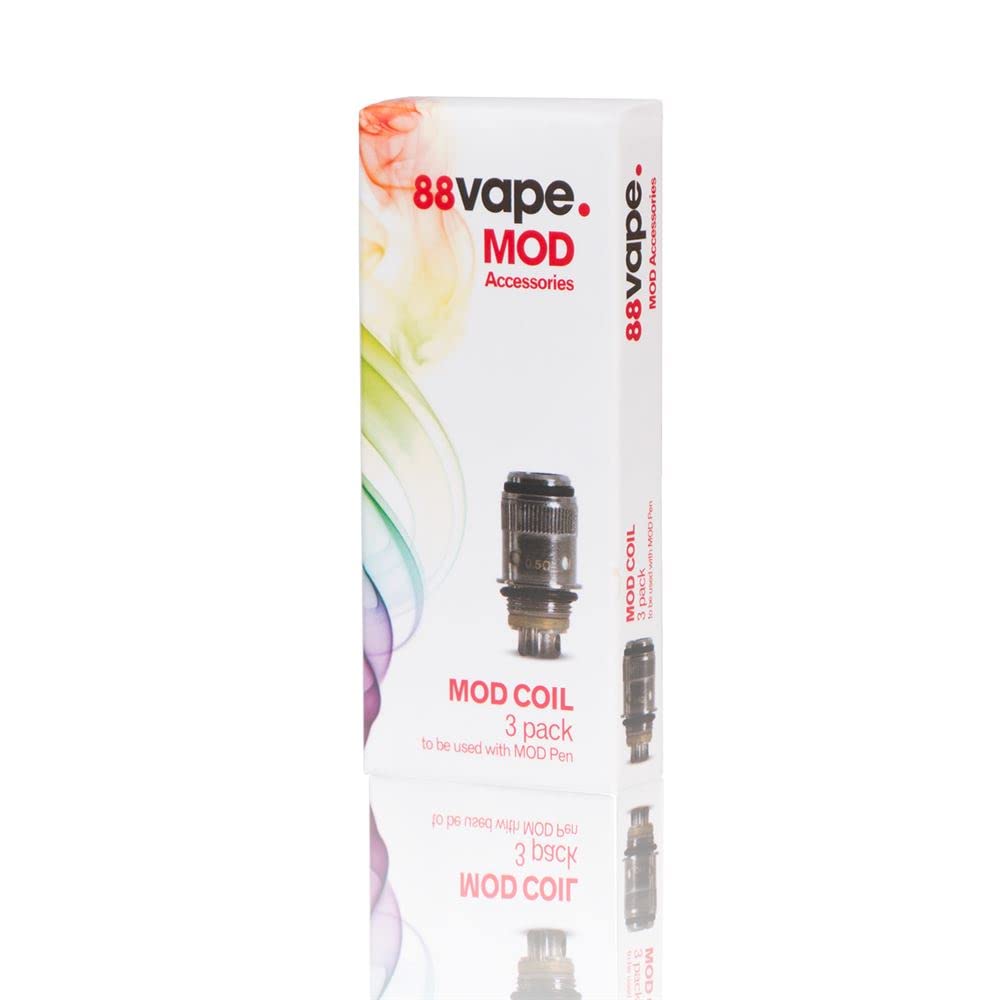 Replacement MOD Electronic Cigarette Coils 0.5ohM, Pack of 3 88Vape 50W ...