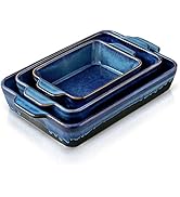 Amazon.com: KOOV Bakeware Set, Ceramic Baking Dish Set, Rectangular ...