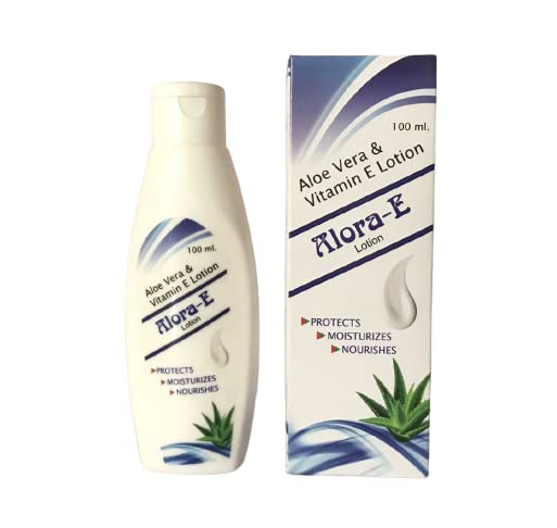 Alixia Aloe Vera and Vitamin E Moisturizing Lotion for Dry Skin (100ml ...