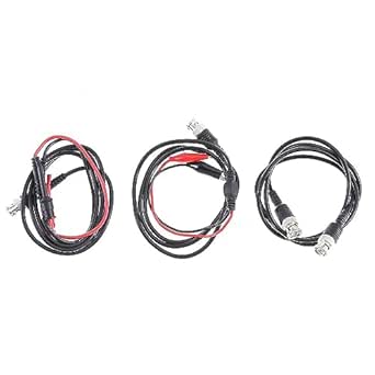 HOBBYIN 3pcs BNC Test Leads Set,Alligator Clip Mini Grabber Hook ...