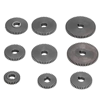 Mini Metal Lathe Machine Set Of 7 Lathe Change Gears For Harbor Freight ...