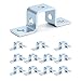 Amazon.com: QWORK Steel Electrogalvanized U-Shaped Strut Connector ...