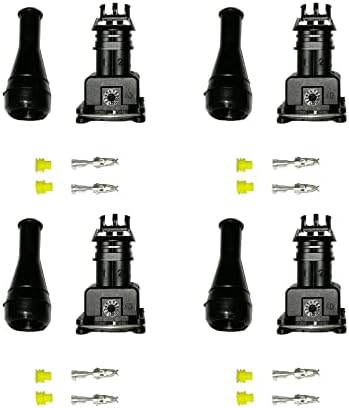 Amazon.com: 4 sets Fuel Injector Connector EV1 Waterproof 2 Way Fuel ...