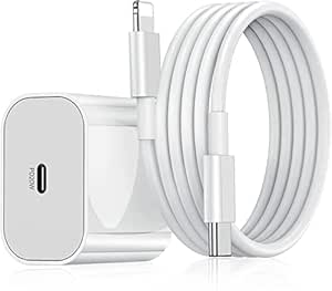 bArrett 20W Adapter for iPhone with Fast Charging Cable Compatible for ...