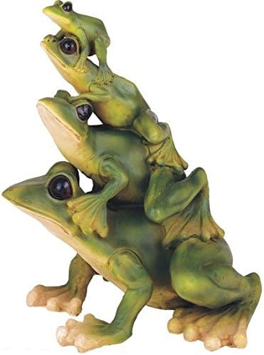 Amazon.com: Stack of Frogs Garden Decoration Collectible Figurine ...