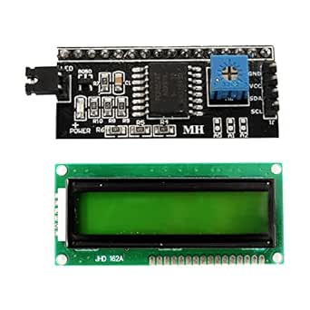 Robotbanao 16x2 Characters (1602) Alphanumeric LCD Display With IIC/I2C ...