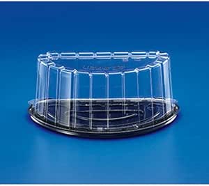 Amazon.com: Half of 7 or 8 Inch Plastic Cake Containers 100 CT : Home ...