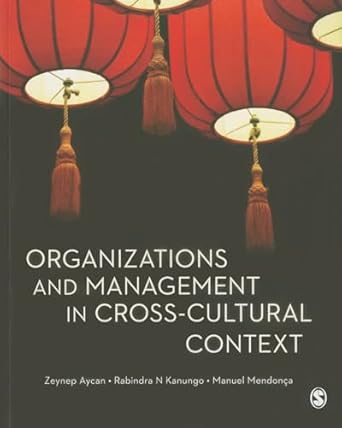 Organizations and Management in Cross-Cultural Context: Amazon.co.uk ...