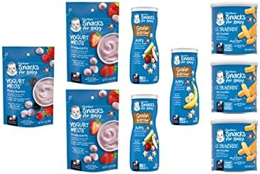 Amazon.com : Gerber Baby Snacks Puffs, Apple Cinnamon, 1.48 Ounce (Pack ...