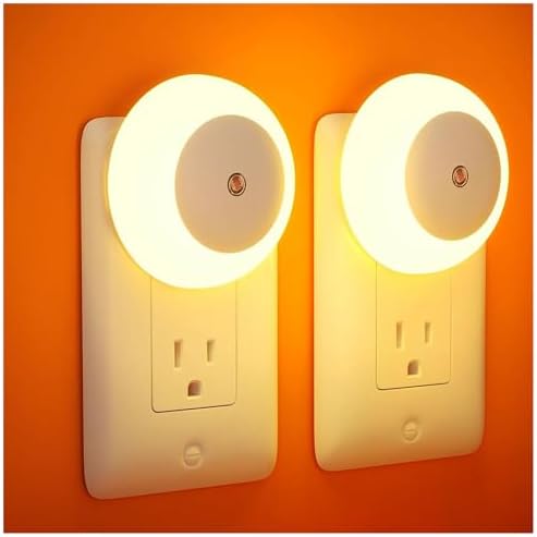 4 Pack LED Night Lights, Plug in Night Light, Night Light for Bedroom ...
