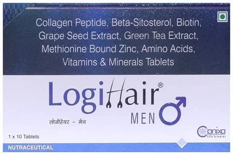 Buy canixa logihair tablet for men (30 tablets) Online at Low Prices in ...