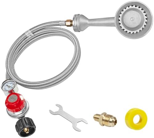 Amazon.com : High Pressure Cast-Iron Round Burner Head, 30PSI ...