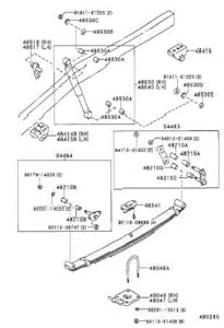 Amazon.co.jp: TOYOTA (トヨタ) 純正部品 ショックアブソーバ クッション ダイナ,ダイナ/トヨエース 品番90385 ...