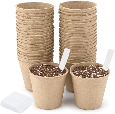 Tech-Garden 12 Pack of - 10 cm Biodegradable Biopot Plant Pots Eco ...