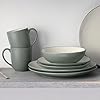 Amazon.com | Noritake Colorwave Green 16-Piece Set - Coupe, Service for ...