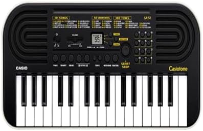 Casio SA-51 32 Mini-Keys Keyboard in Black and white and Rhythm ...