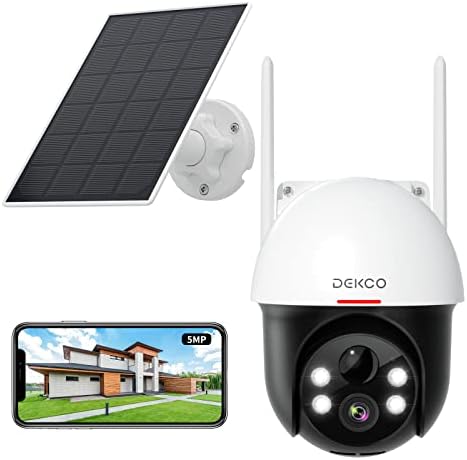 Amazon.co.jp: DEKCO Security Camera, 5 Megapixels, Surveillance Camera ...