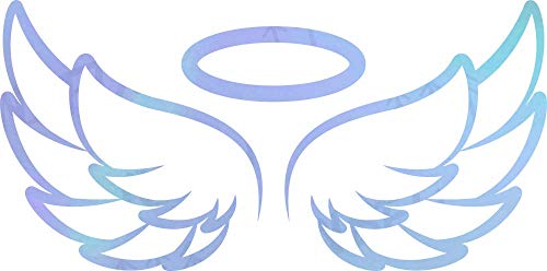 Compare Price: angel wing window decal - on StatementsLtd.com
