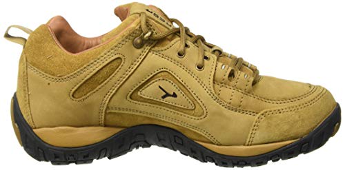 Buy Lakhani Men 03 Camel Leather Boat Shoes-10 UK/India (45 EU) (Touch ...