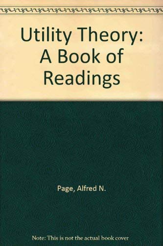 Buy Utility Theory: A Book of Readings Book Online at Low Prices in ...