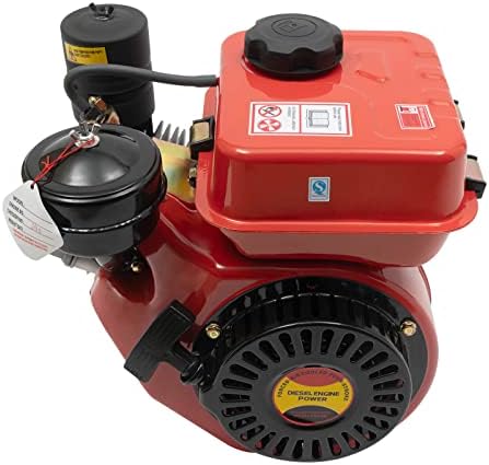 Amazon.com : 4-Stroke 3HP Diesel Engine, 2.2KW Single-Cylinder Diesel ...