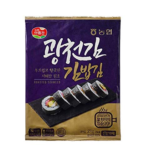 Amazon.com: Areumchan Korean Traditional Roasted Seaweed Laver Snacks ...