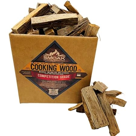 Amazon.com : Smoak Firewood Cooking Wood Logs - USDA Certified Kiln ...