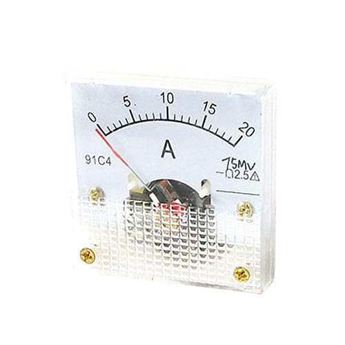 Amazon.com: Analogue DC Current Panel Meter 0-20A Amperemeter Gauge w ...