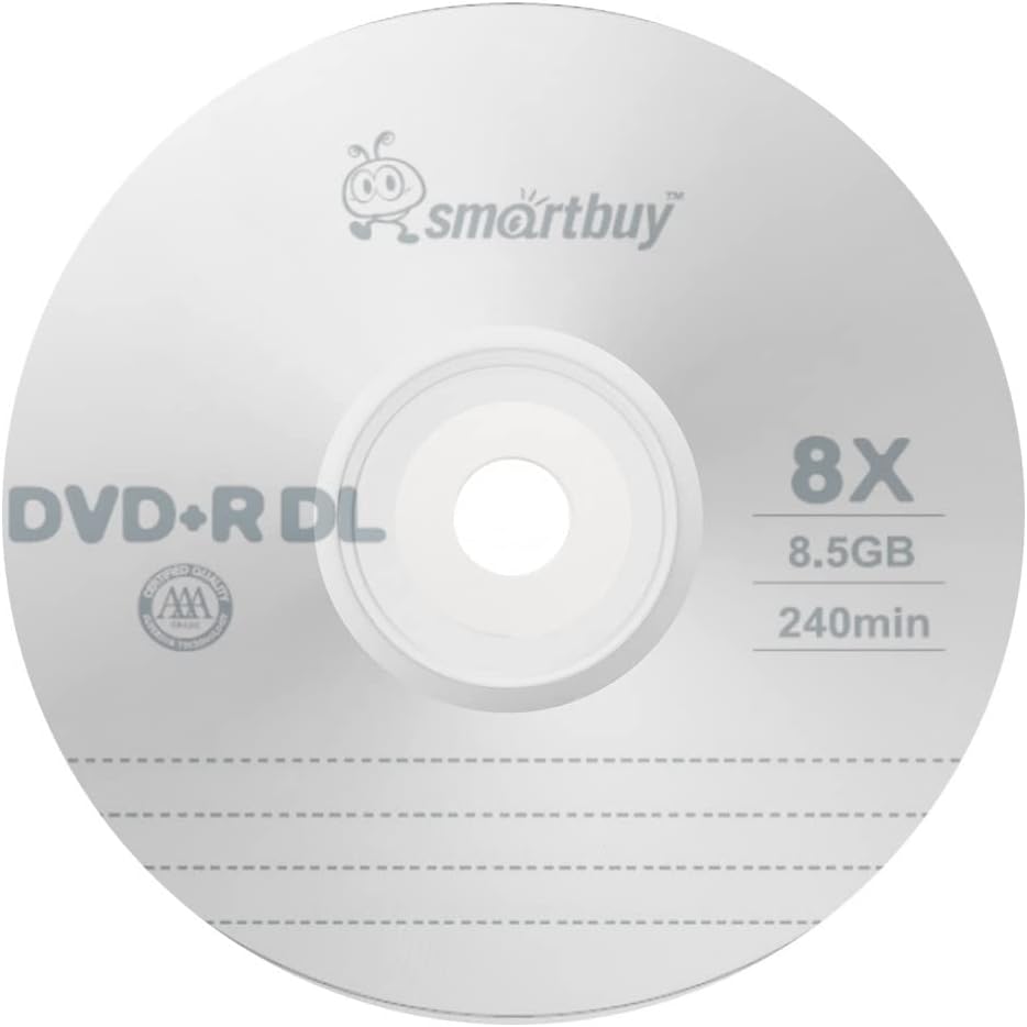 Smartbuy Logo 50-disc 8.5gb/240min 8X DVD+r Dl Dual Nepal | Ubuy