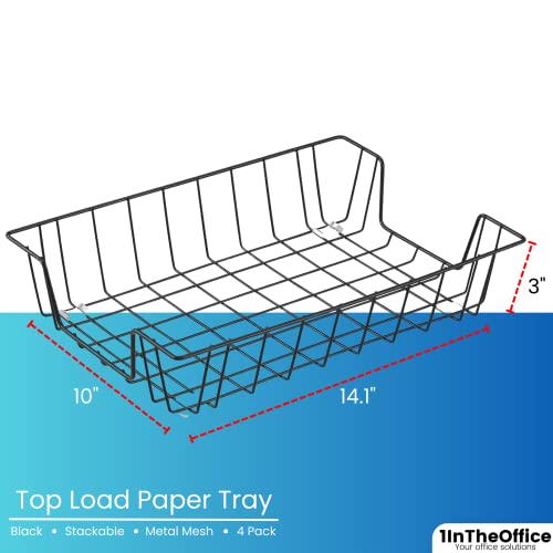 Snapklik.com : Letter Tray, Paper Basket For Desk, Paper Trays, Front ...