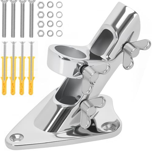 Amazon.com: 316 Stainless Steel Flag Pole Holder, Marine Grade Ultra ...
