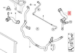 Amazon.com: GTV INVESTMENT S E65 E66 Sedan Supply Hose 7537745 ...