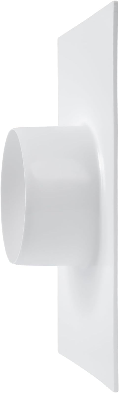 ECOPRO VENT 4" inch Plastic Adapter for Circular Ducts, HVAC Connector ...