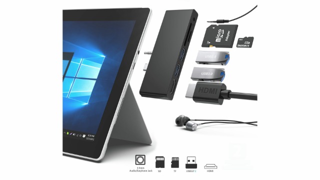 Watch Surface Go Dock with with 4K HDMI Adapter on Amazon Live