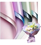 Amazon.com: 20Sheets 4 Color Waterproof Florist Bouquet Paper,Fresh ...