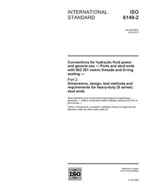 ISO 6149-2:2006, Connections for hydraulic fluid power and general use ...